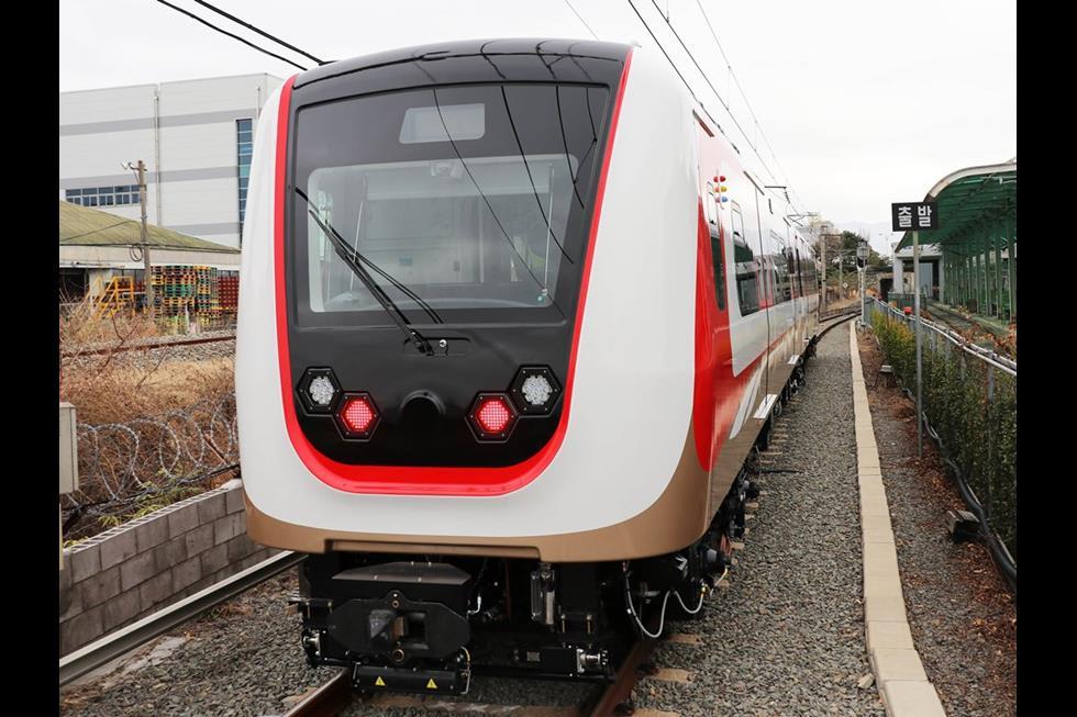 Jakarta light metro train rolled out | News | Railway Gazette International